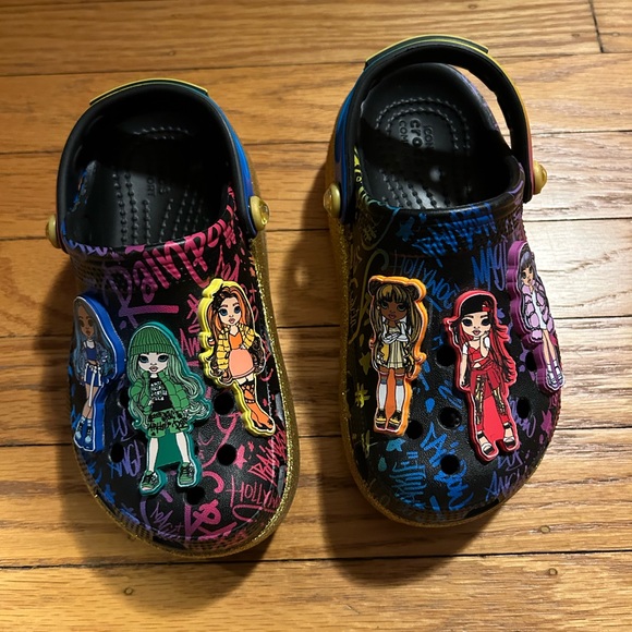 CROCS | Shoes | Crocs Rainbow High Cutie Clogs | Poshmark